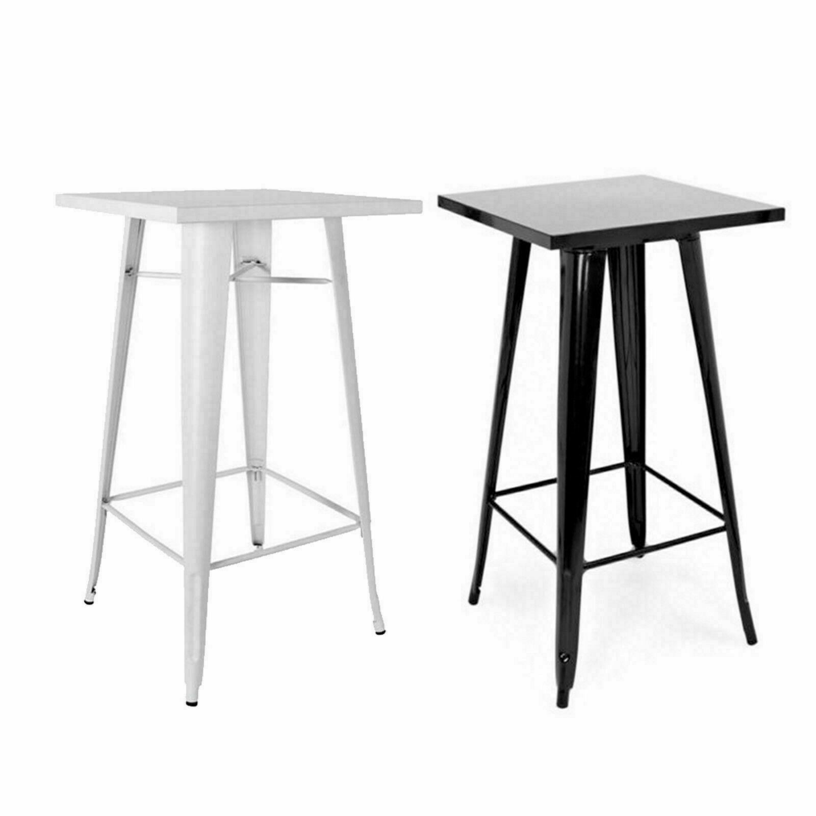 Tolix Metal Steel Square Table (101Cm x 60Cm x 60Cm) for Food Court ...